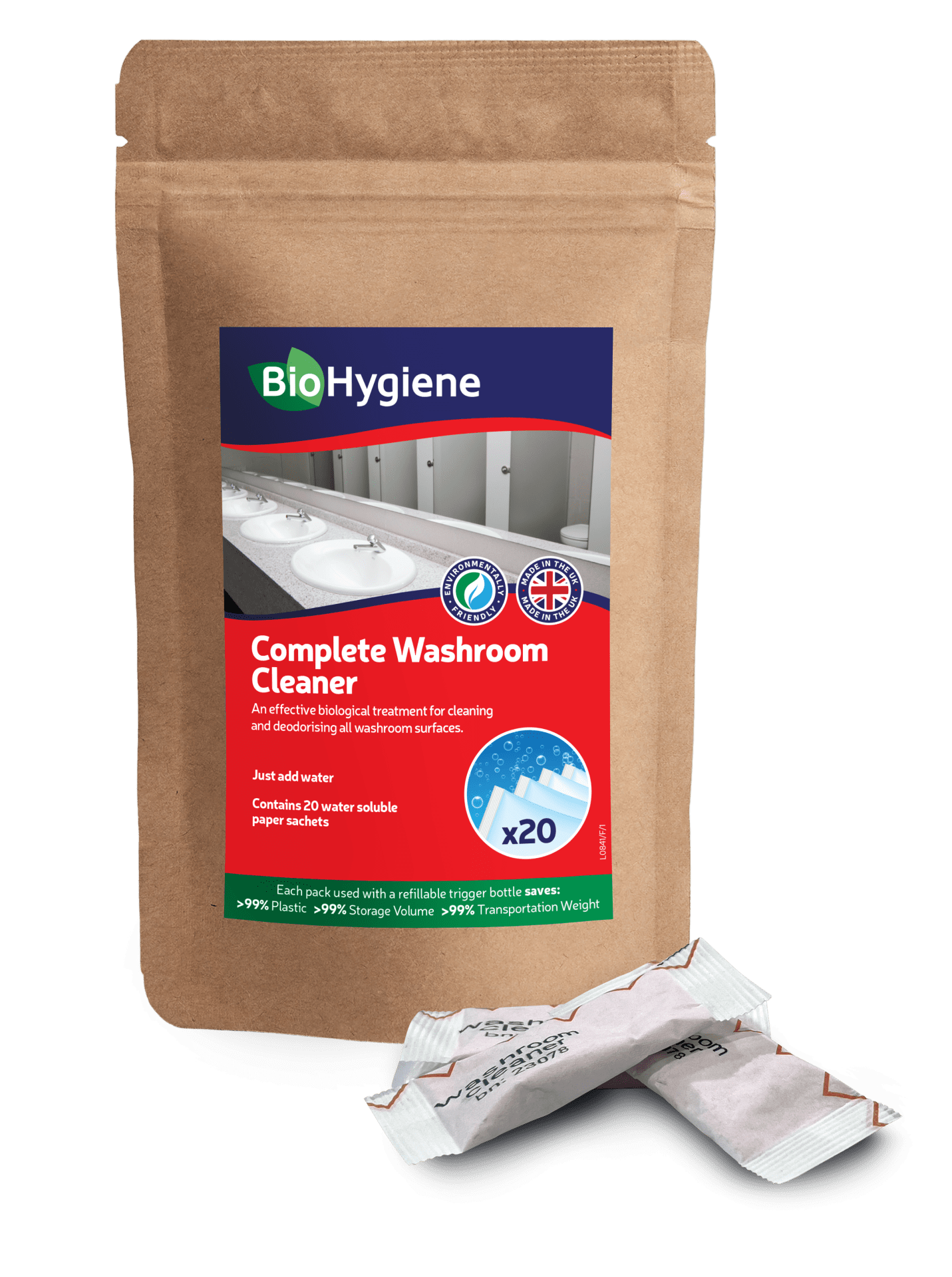Complete Washroom Cleaner Sachets | IG Cleaning and Hygiene Supplies