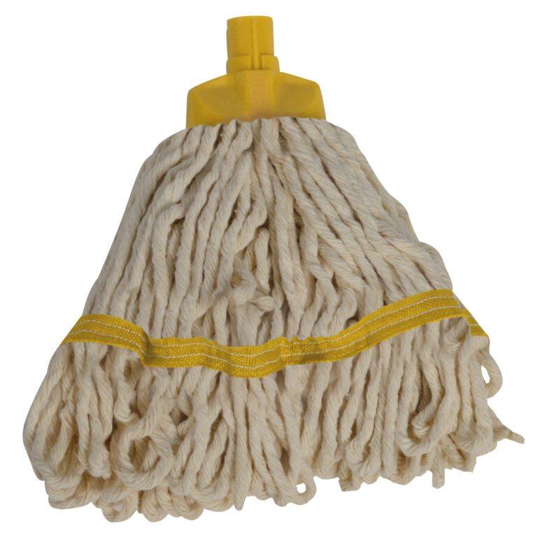 Yellow Freedom Midi Looped Cotton Mops | IG Cleaning and Hygiene Supplies
